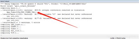 mdk keil编译程序出现 source main c 118 warning 69 d integer conversion resulted in truncation问题