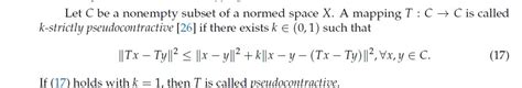 solved prove that any strictly pseudocontractive mapping is