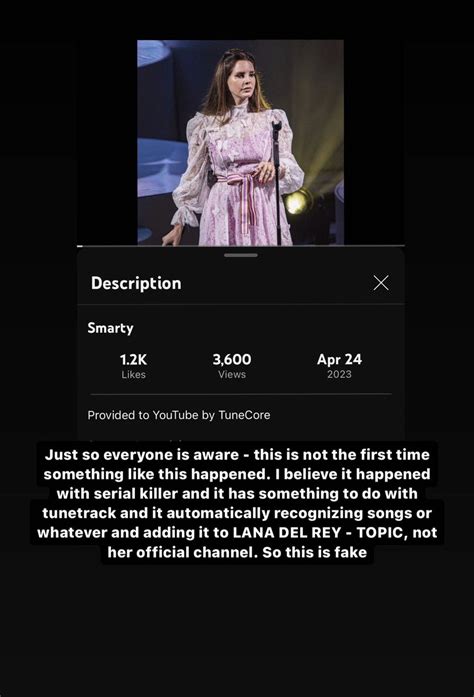 Lana Del Rey Updates On Twitter