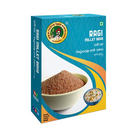 Ragi Finger Millet Rava 500gms Native Food Store