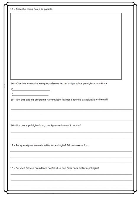Avalia O Bimestral De Ci Ncias Para Ano Para Imprimir Folha