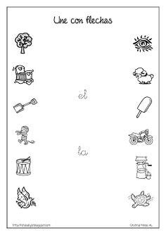 7 Ideas De El La Un Uno Unas Actividades De Escritura