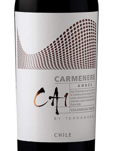 2018 TerraNoble CA1 Andes Carmenère Vivino US