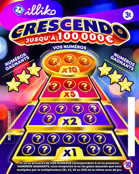 La Fdj Pr Sente Crescendo Son Nouveau Jeu Gratter Qui Permet De