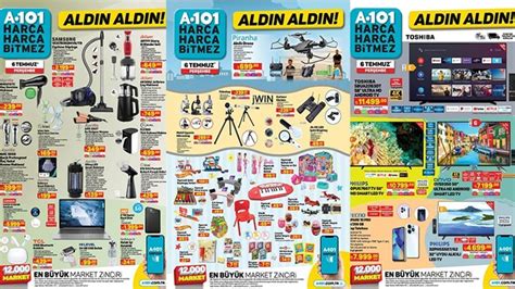 A 101 AKTÜEL ÜRÜNLER KATALOĞU Bu hafta 6 Temmuz A 101 Market te