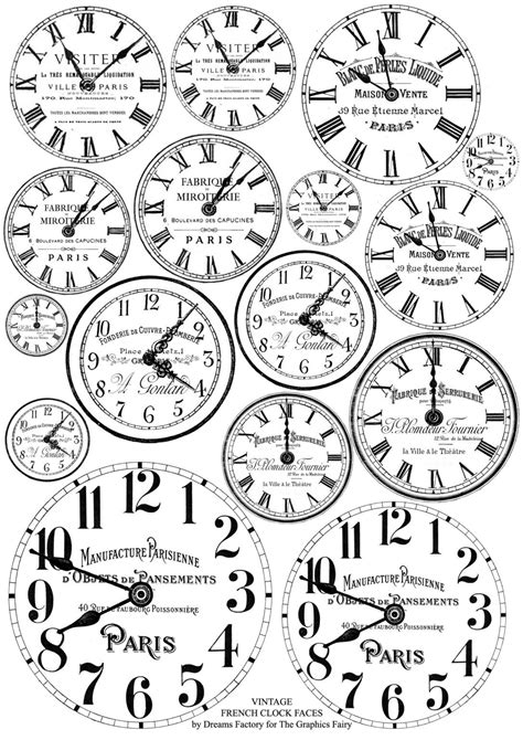 Printable Clock Faces Artofit