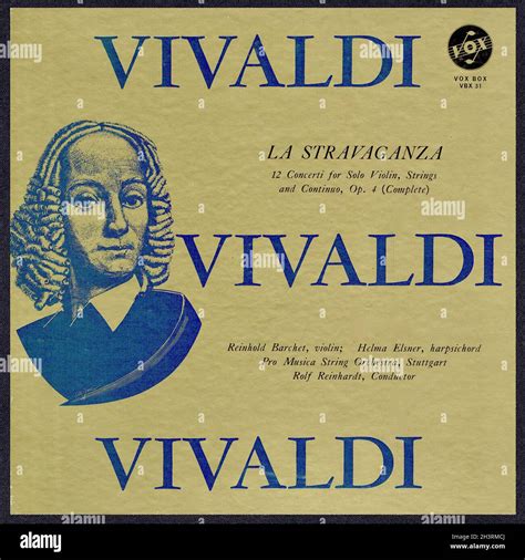 Vivaldi 12 Concerti For Violin And Strings Op 4 La Stravaganza