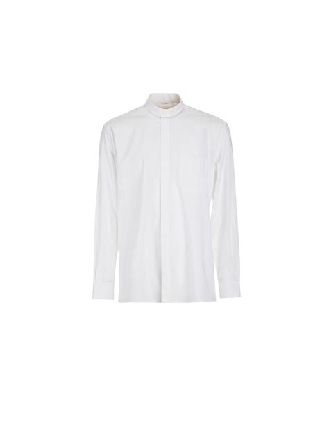 Camisa blanca manga larga 100 algodón
