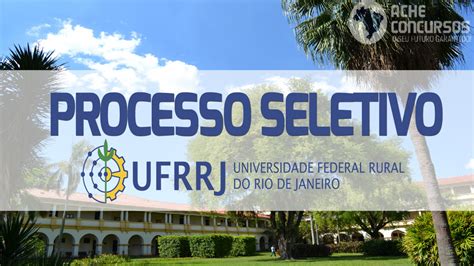 Ufrrj Abre Sele O Vagas Para Professor Substituto