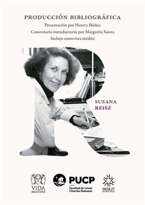 Susana Reisz Producción bibliográfica Red Literaria Peruana