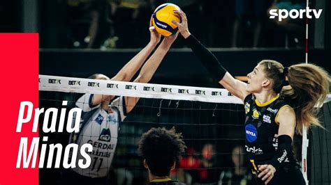 PRAIA 0 X 3 MINAS MELHORES MOMENTOS SUPERLIGA FEMININA DE VÔLEI