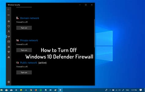2 Ways How Yo Can Disable Turn Firewall OFF In Windows 10