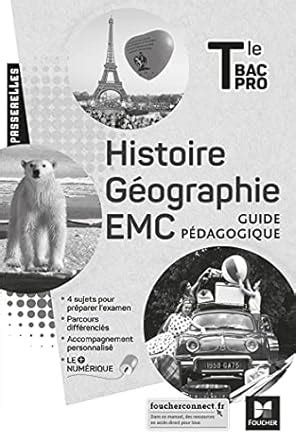Passerelles Histoire G Ographie Emc Tle Bac Pro D Guide