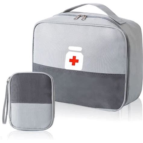 2 Pièces Trousse de Premiers Secours Trousse de Premiers Secours Vide