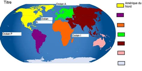 Carte Du Monde Vierge Ce2 Infini Photo