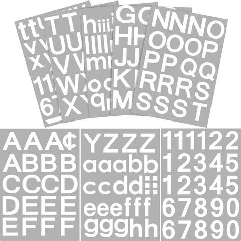 Amazon Outus Pieces Self Adhesive Vinyl Letters Numbers Kit