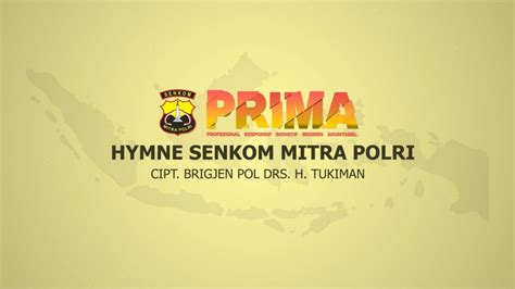 HYMNE SENKOM MITRA POLRI Official Lyric Video YouTube