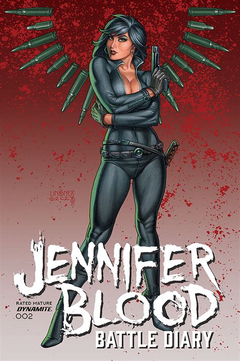 Dynamite Jennifer Blood Battle Diary 2 Joseph Michael Linsner Ltd Virgin