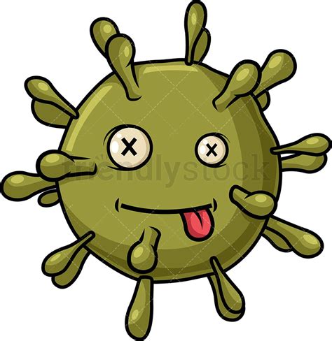 装载起重机Virus Cartoon Clipart VektorFriendlyStock ManBet 万博
