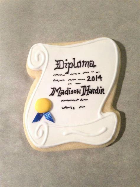 Diploma Graduation Cookies Pretty Cookies Iced Cookies