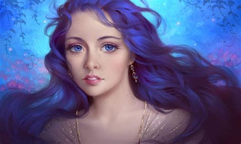 Blue By Selenada Art Fantasy Art Digital Artist