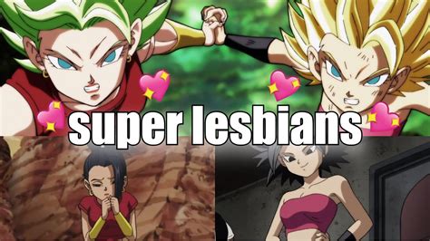 Kale And Caulifla Being Girlfriends For Many Minutes Youtube