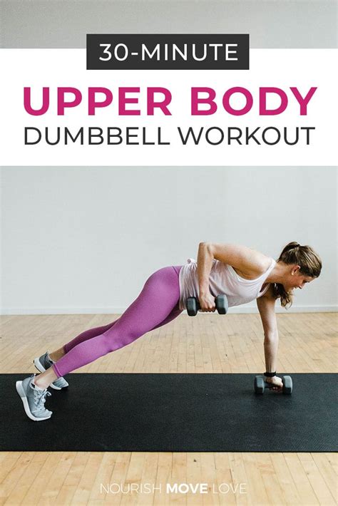 Minute Arm Workout With Weights Video Nourish Move Love