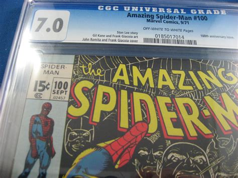 Amazing Spiderman 100 CGC 7 0 Anniversary Issue 1971 Classic CVR