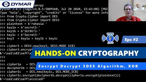 encrypt decrypt 3des algorithm xor part 2 hands on cryptography data security keamanan
