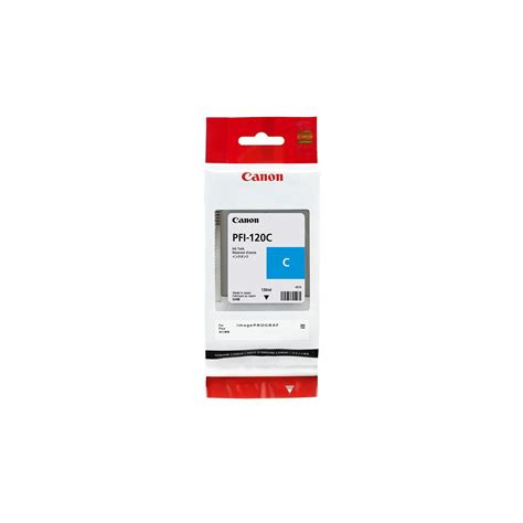 Cartouche D Encre CANON PFI 120C Cyan 130 Ml Le Comptoir Des Archis