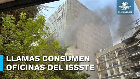 Se Incendia Edificio Del ISSSTE En Paseo De La Reforma YouTube