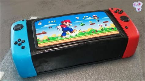 Nintendo Switch Super Mario Torte Mit Rezept Und Ma En Mario Bros