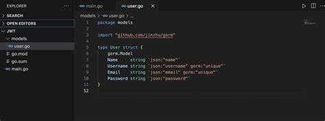 go lang jwt authentication