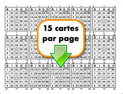 Cartes bingo à imprimer Générateur Bingo