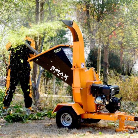 K Maxpower CE Approved 15HP Gasoline Wood Chipper Shredder Machine
