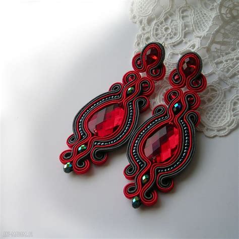 Trendy Kolczyki Barokowe Sploty Sutasz Samantha Art Madam Pl
