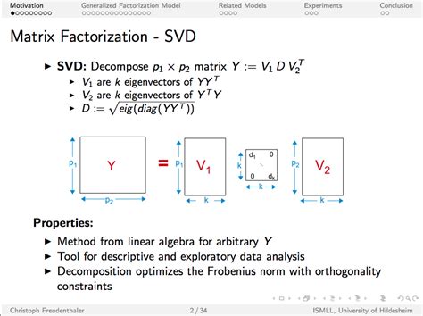 svd singular value decomposition datumorphism l ma