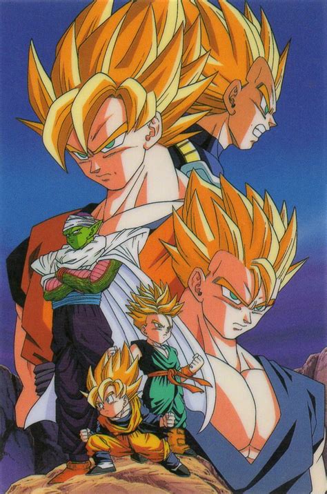 Son Goku Vegeta Son Gohan Trunks Piccolo And 1 More Dragon Ball
