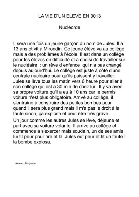 Calaméo Journée d un collégien de 3013
