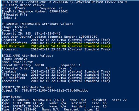 finding a file s mft timestamp using powershell learn powershell achieve more