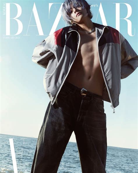 V BTS Berani Tampil Shirtless Dalam Pemotretan Terbaru