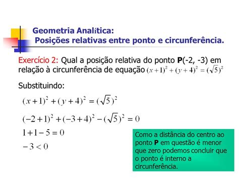 Geometria Analítica Circunferência Profª Silvania ppt carregar