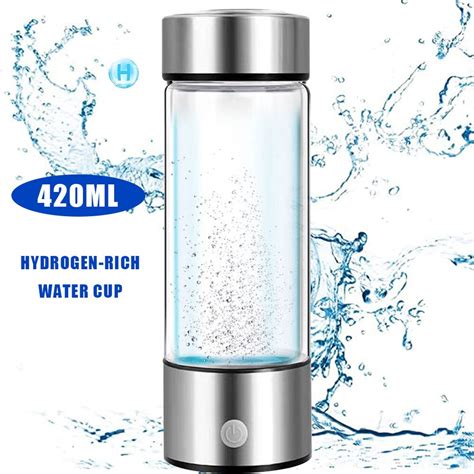 Generador de hidrógeno con filtro de taza ionizador de agua rica en