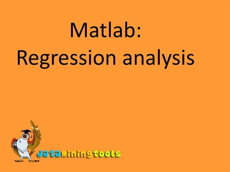 Matlab Regression Ppt