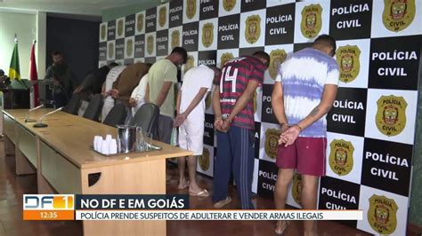 Vídeo Polícia Civil prende suspeitos de adulterar e vender armas para