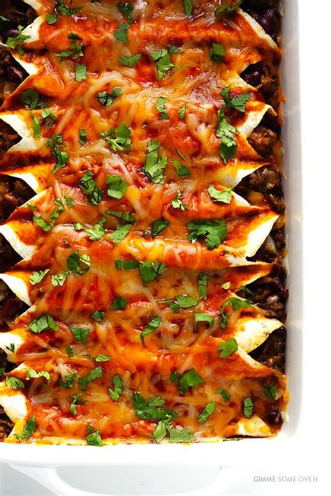 Beef Enchiladas Recipe Gimme Some Oven Recipe Beef Enchilada