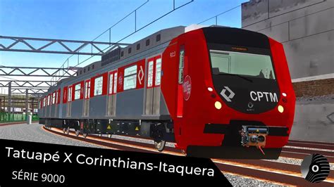OpenBVE TATUAPÉ x CORINTHIANS ITAQUERA o TUE SÉRIE 9000 da CPTM