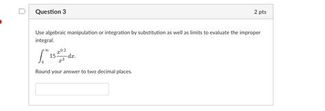 solved use algebraic manipulation or integration by