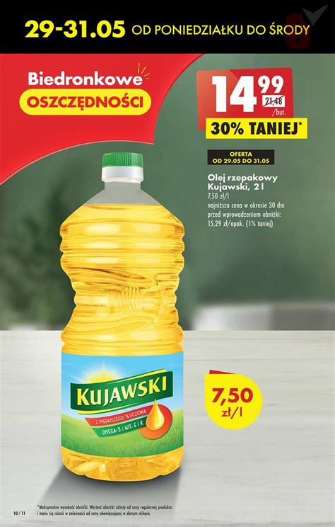 Biedronka 29 05 2023 W Tym Tygodniu Olej Kujawski 2l