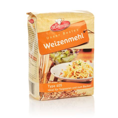 Weizenmehl T 405 Küchenmeister 1kg kaufen Mühlenlädle Onlineshop
